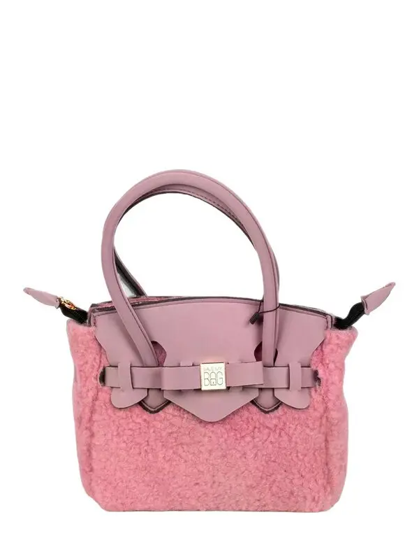 Save My Bag Faux-fur Chain-link Tote Bag - Pink