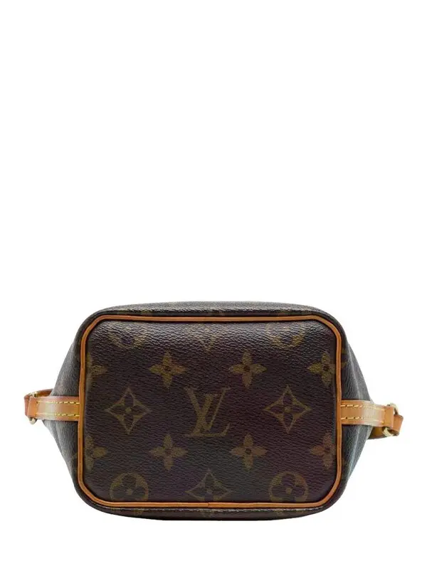 LOUIS VUITTON Monogram Nano Noe Bucket Bag - Brown