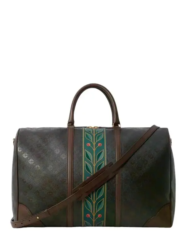 Casablanca Monogram Weekender Bag - Brown