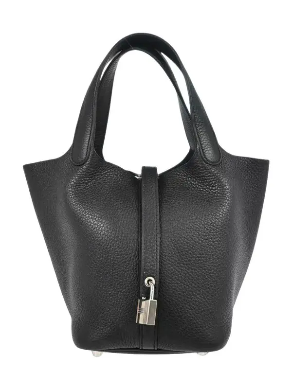 Hermès 2022 Picotin Lock Tote Bag - Black