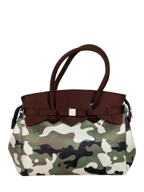 Save My Bag Camouflage-print Tote Bag - Neutrals