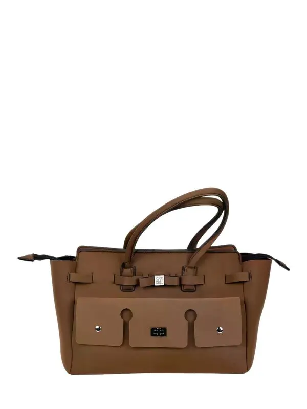 Save My Bag Bow-detail Tote Bag - Brown