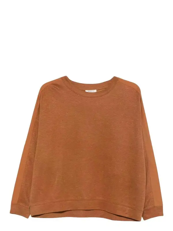 MAISON123 Lisa Long-sleeve T-shirt - Brown