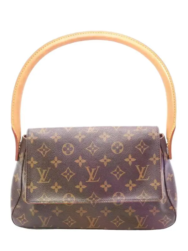 LOUIS VUITTON 2003 Mini Looping Tote Bag - Brown