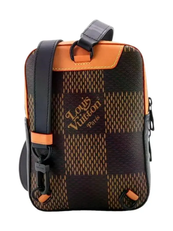 LOUIS VUITTON Nigo Amazone Sling Bag Limited Edition Giant Damier And Monogram Canvas Crossbody Bag - Brown