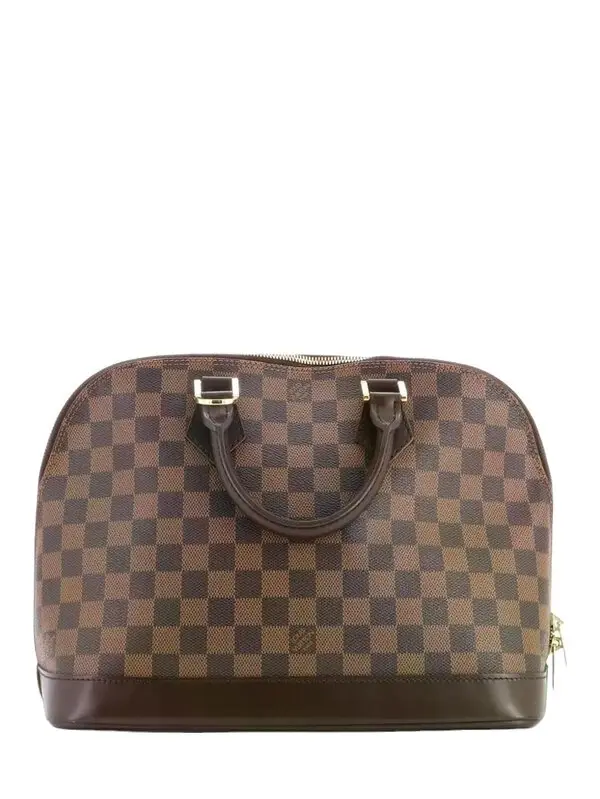 LOUIS VUITTON Damier Pm Satchel Handbag - Brown
