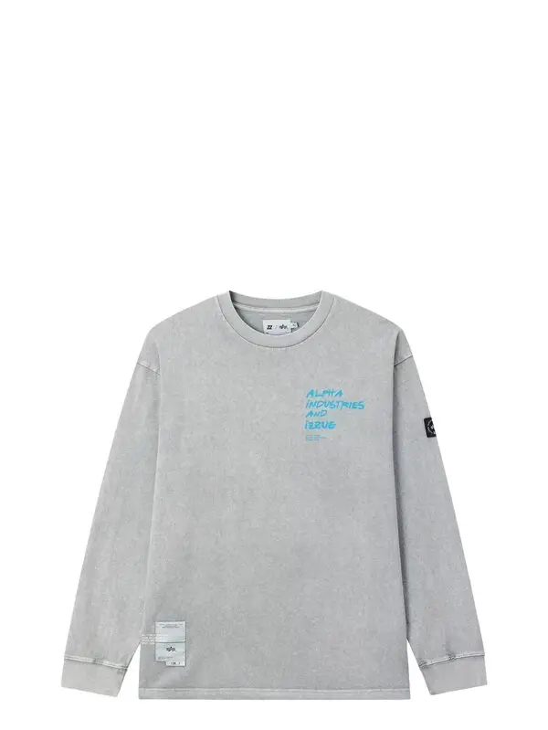 Izzue Logo-print Long-sleeve Sweatshirt - Grey
