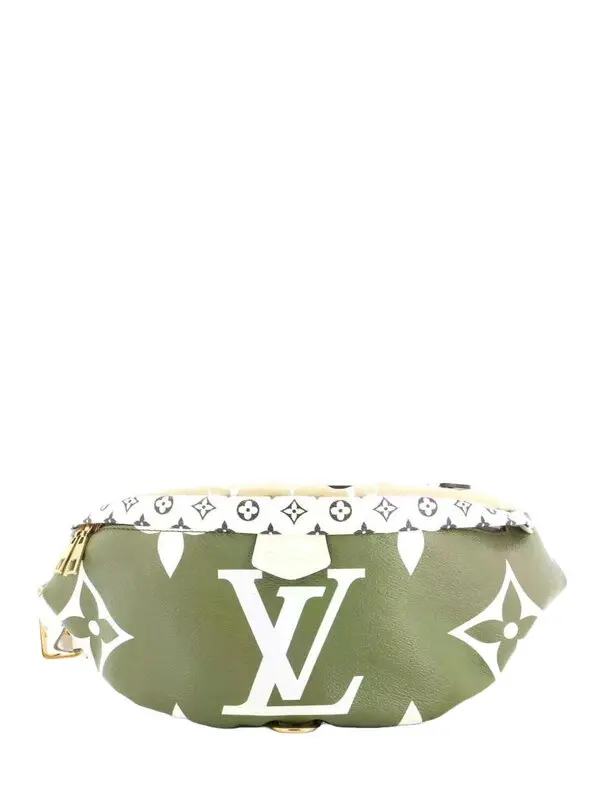 LOUIS VUITTON Monogram Giant Belt Bag - Green