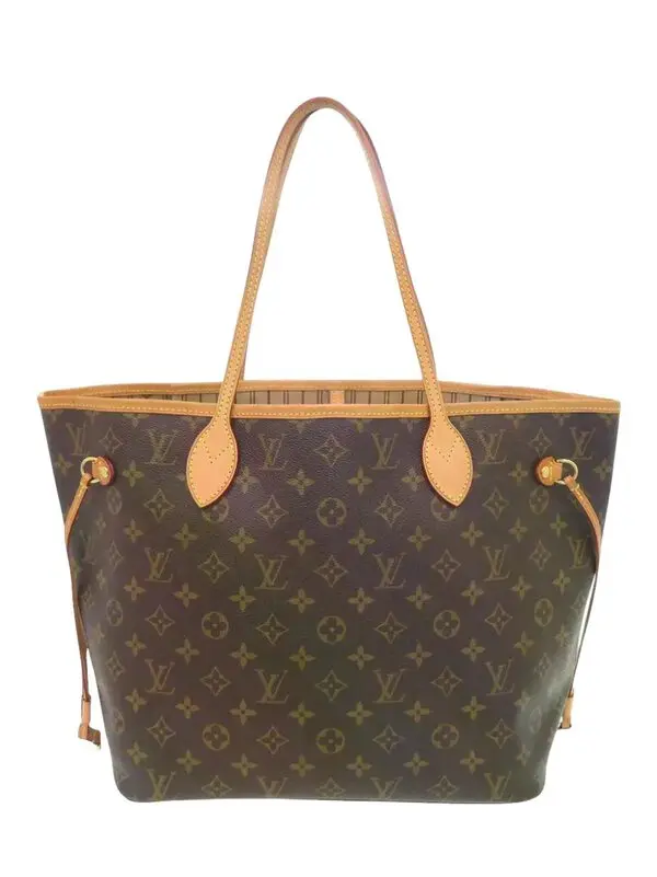LOUIS VUITTON Monogram Neverfull Mm Tote Bag - Brown