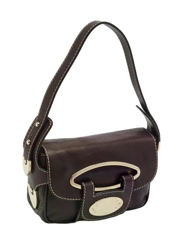 Bally Logo-plaque Mini Shoulder Bag - Brown