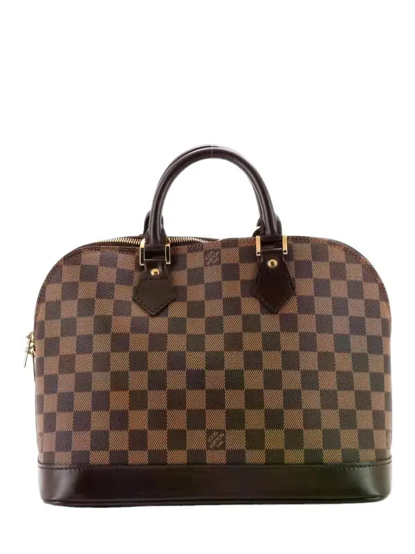 LOUIS VUITTON Vintage Alma Damier Pm Satchel - Brown