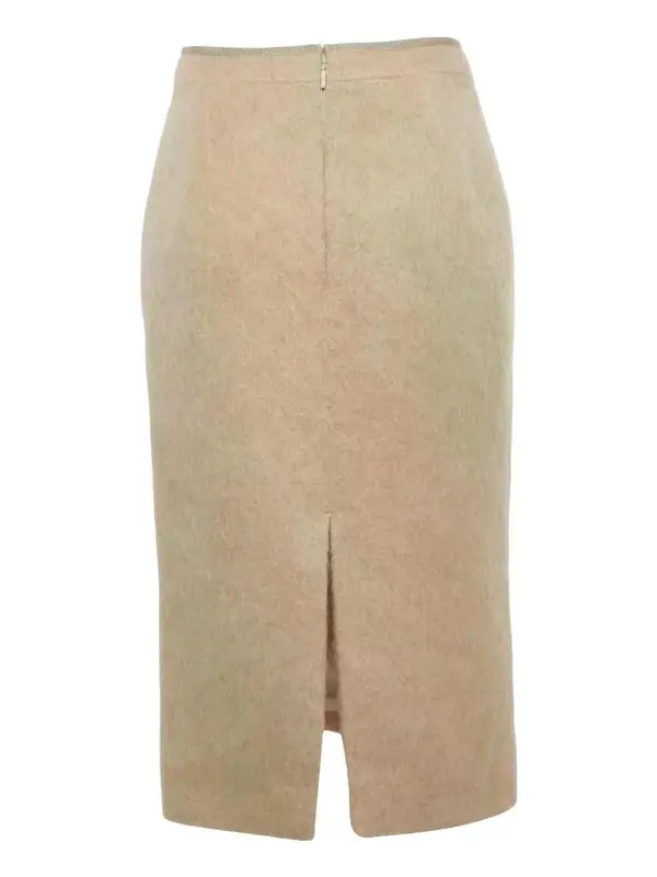 Moncler Fuzzy Pencil Skirt - Neutrals