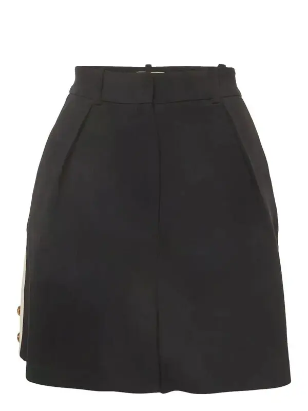 Elisabetta Franchi Side-stripe Shorts - Black