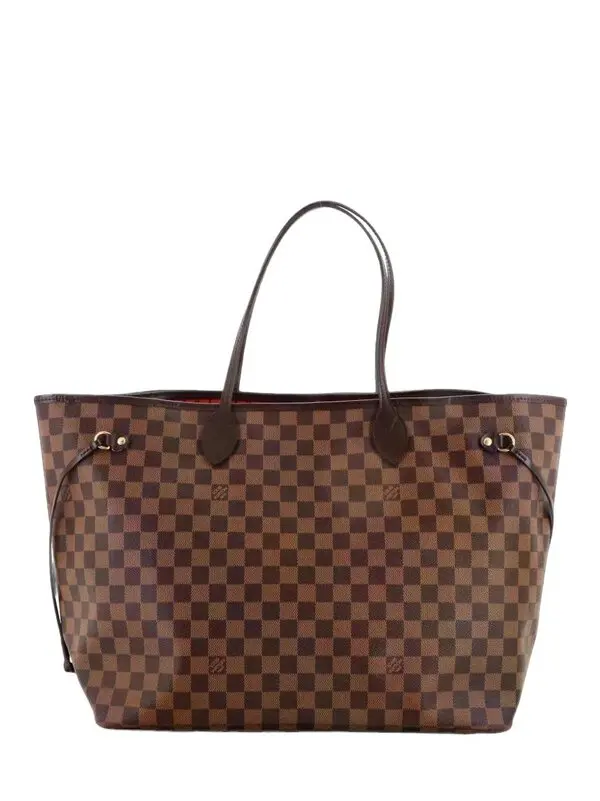 LOUIS VUITTON Neverfull Damier Gm Tote Bag - Brown