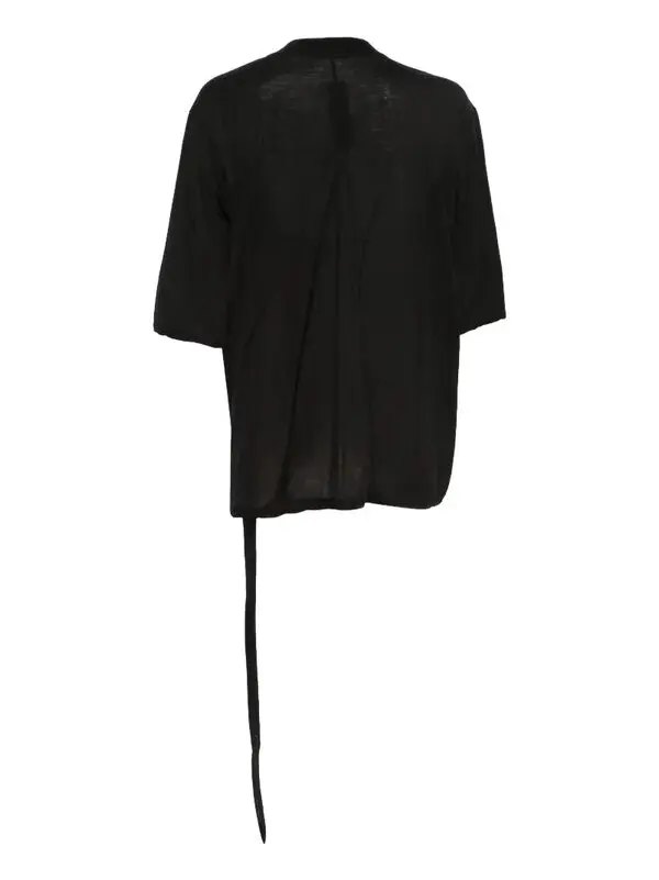 Rick Owens Seam-detail Longline T-shirt - Black