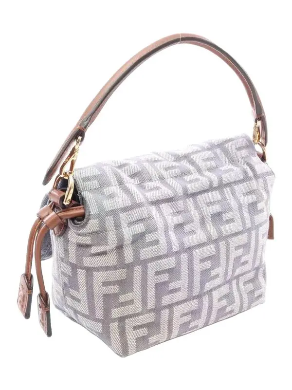 Fendi 2020s Mamma Baguette Shoulder Bag - Blue