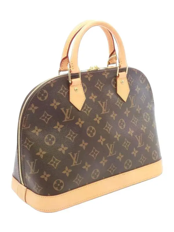 LOUIS VUITTON Monogram Alma Handbag - Brown