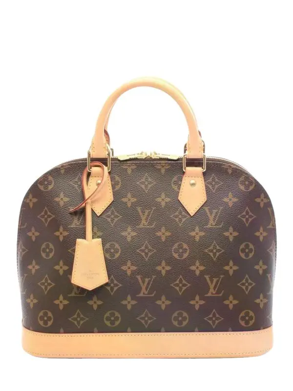 LOUIS VUITTON Monogram Alma Handbag - Brown