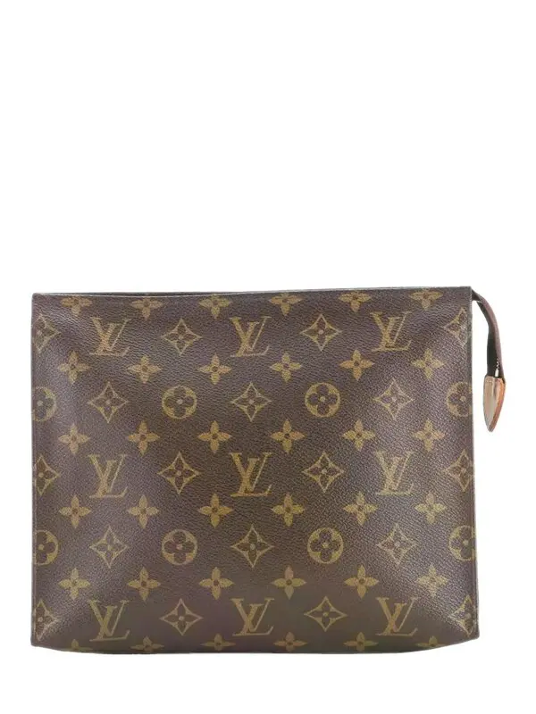 LOUIS VUITTON Toiletry Pouch Monogram Canvas 26 Clutch Bag - Brown