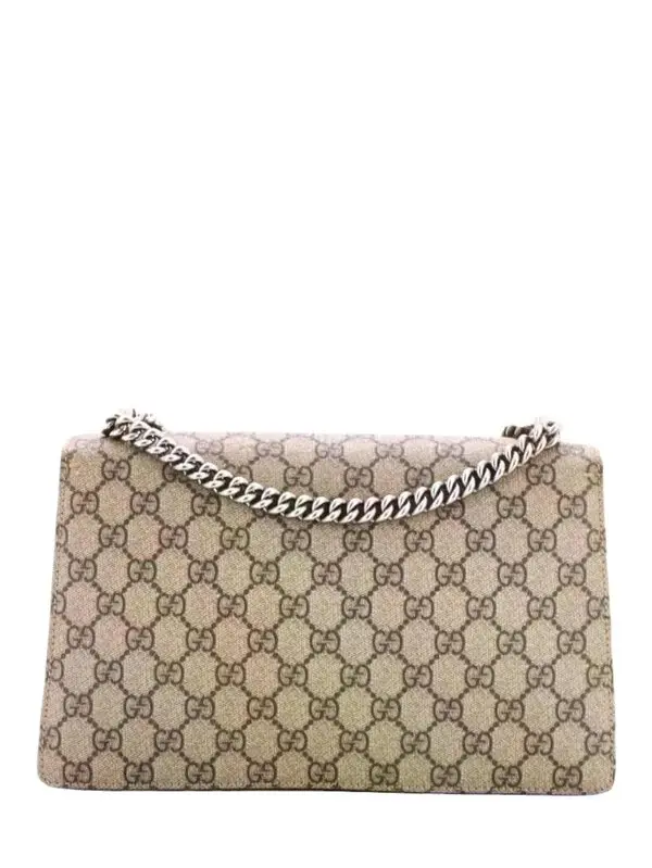 Gucci Gg Coated Canvas Shoulder Bag - Red