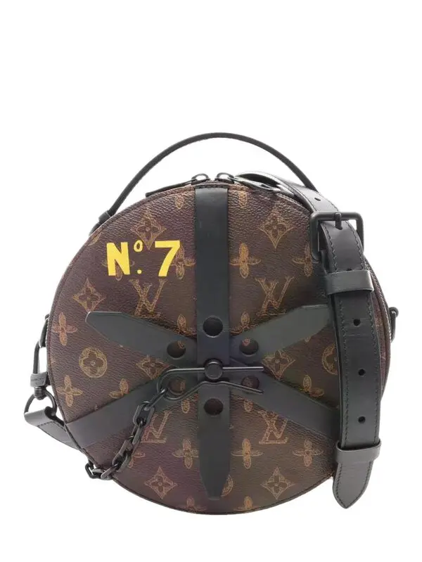 LOUIS VUITTON 2010s Monogram Wheel Box Cross Body Bag - Brown