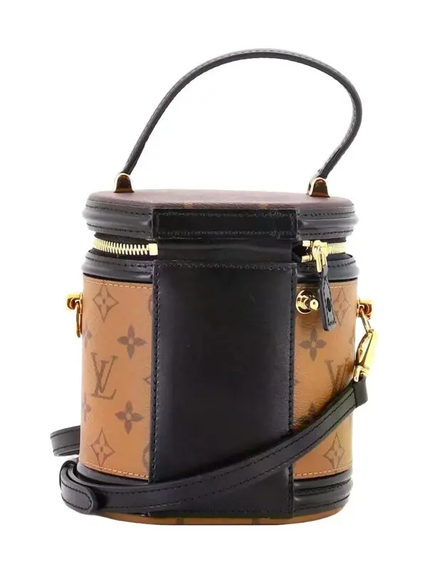 LOUIS VUITTON Cannes Handbag Reverse Monogram - Black