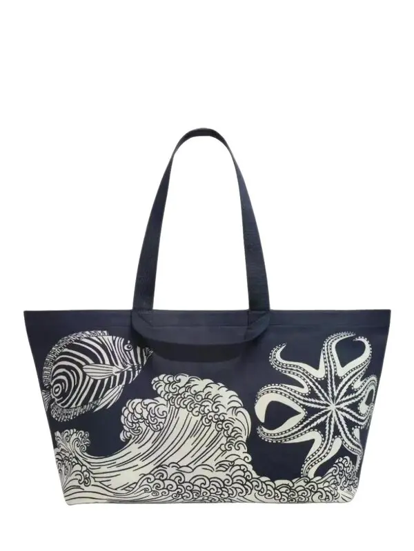 INOUI EDITIONS Poseidon Graphic-print Tote Bag - Blue