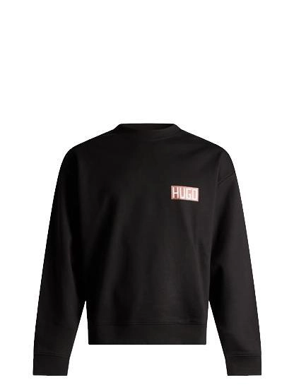 Hugo Cotton Sweatshirt - Black