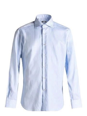 BARBA NAPOLI Shirt Sky Size Cotton - Blue