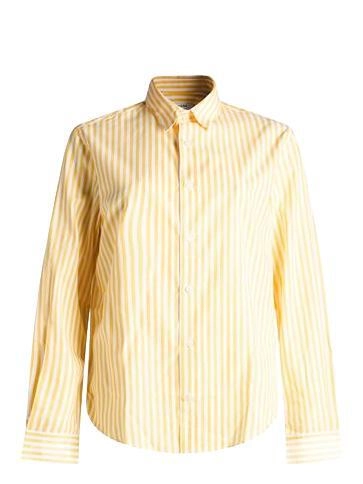 SPORTY & RICH Striped Poplin Shirt - Yellow