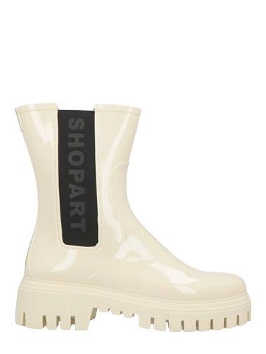 SHOPART Rubber Ankle Boots - Ivory