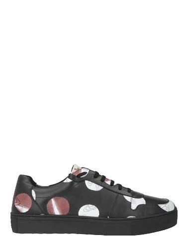 VIVIENNE WESTWOOD Polka-dot Leather Sneakers - Black