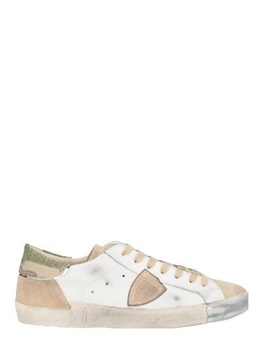 Philippe Model Leather And Textile Sneakers - Beige