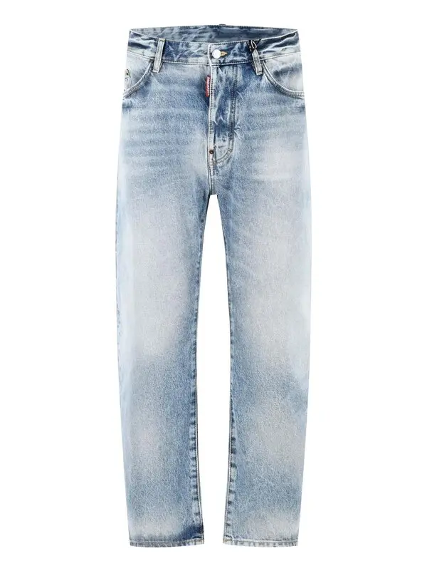 Dsquared2 Bro' Light Cotton Jeans - Blue