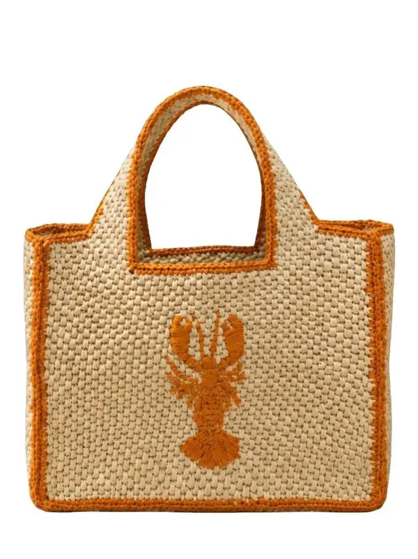 ZANATANY CONCEPTS Langosta Tote - Orange