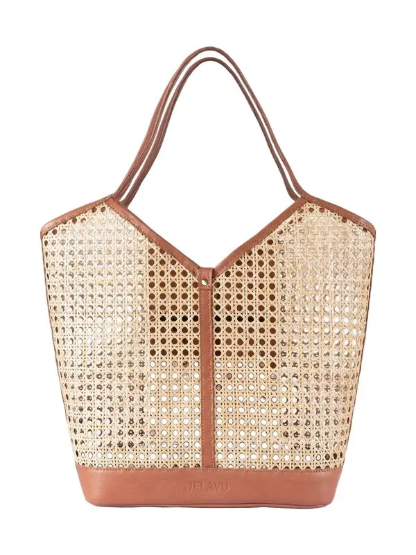 JELAVU Ophellia Tote Bag - Brown