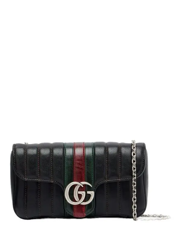 Gucci Gg Marmont Small Shoulder Bag - Black