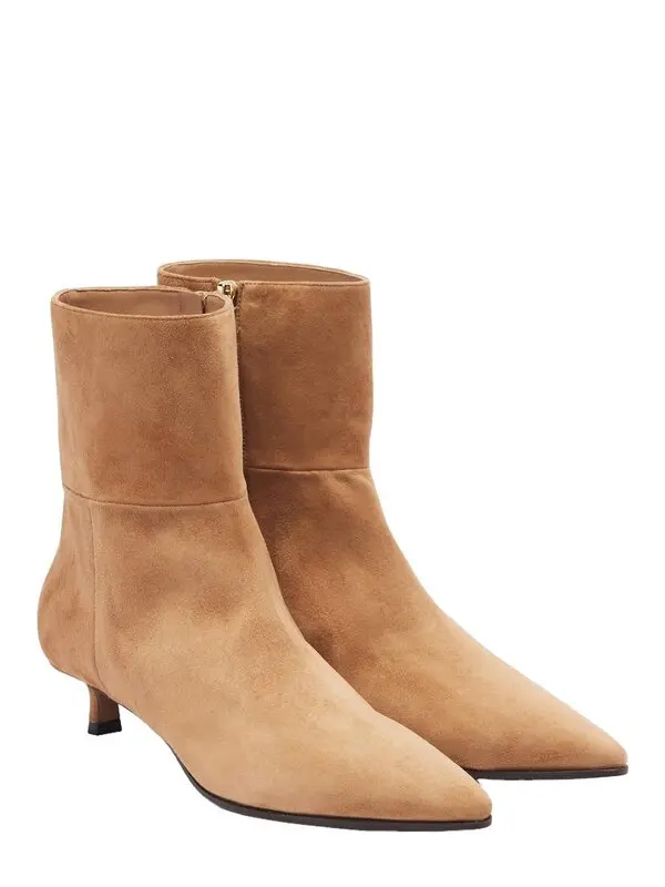 JIMMY CHOO Lory Suede Ankle Boots - Brown