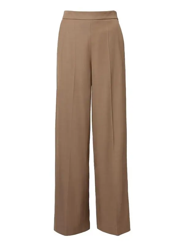 JOSEPH Haxley Cady Twill Wide-leg Pants - Beige