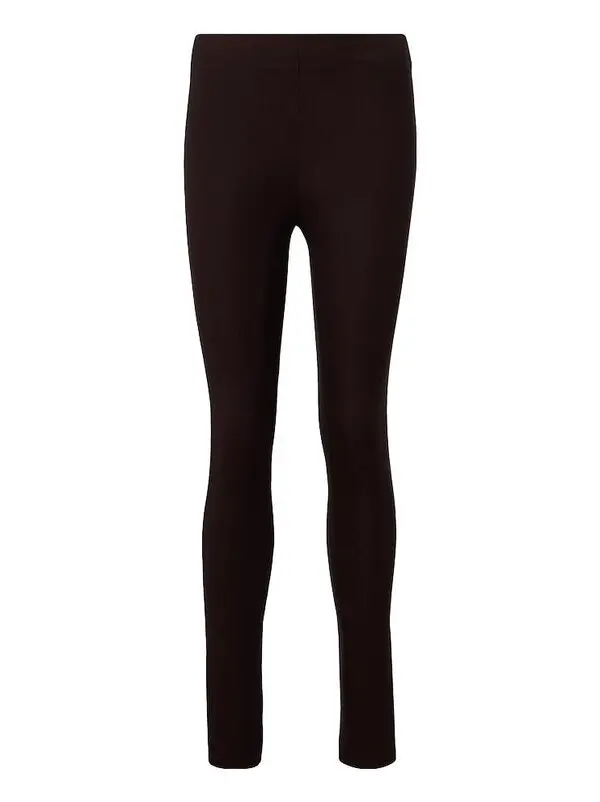 JOSEPH Gabardine Leggings - Burgundy