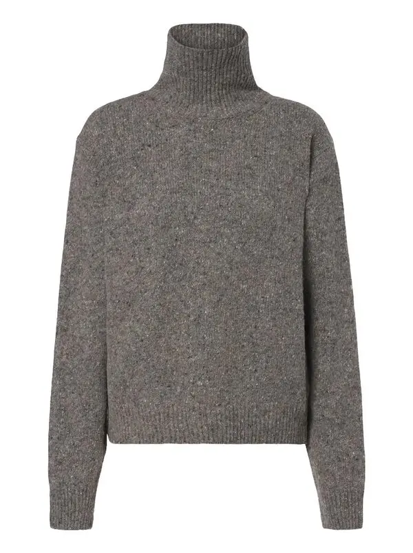 RÓHE Wool-blend Turtleneck Sweater - Grey