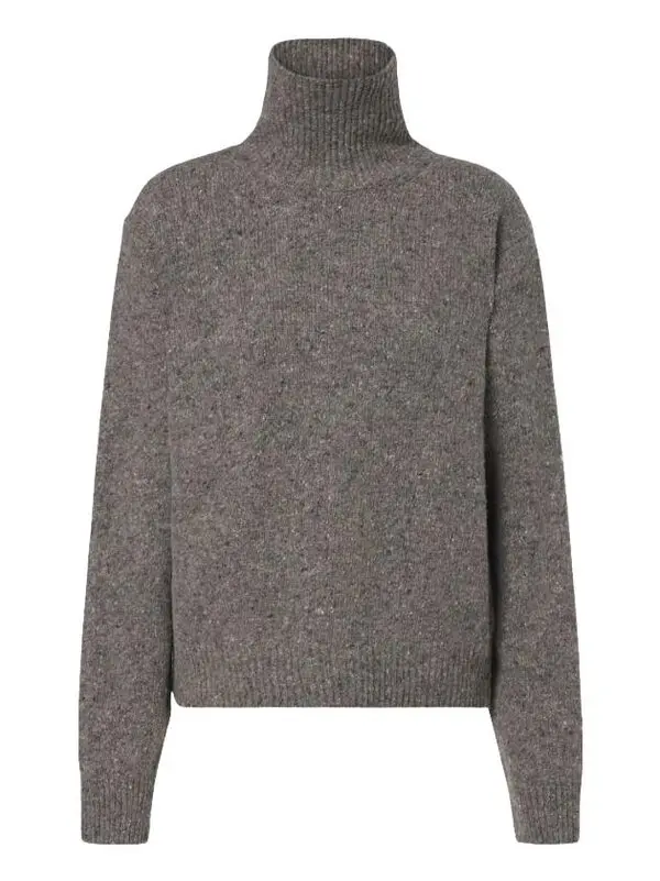 RÓHE Wool-blend Turtleneck Sweater - Grey