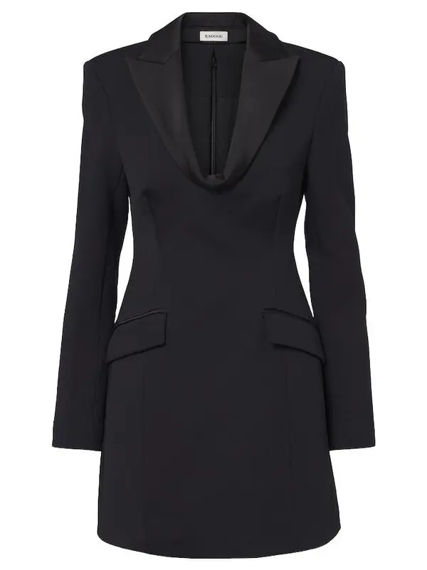 Simkhai Marina Blazer Dress - Black