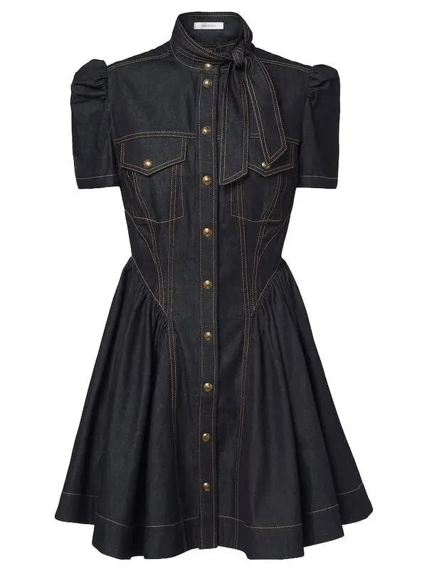 Zimmermann Denim Shirtdress - Blue
