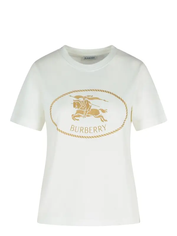 Burberry Cotton T-shirt - Cream
