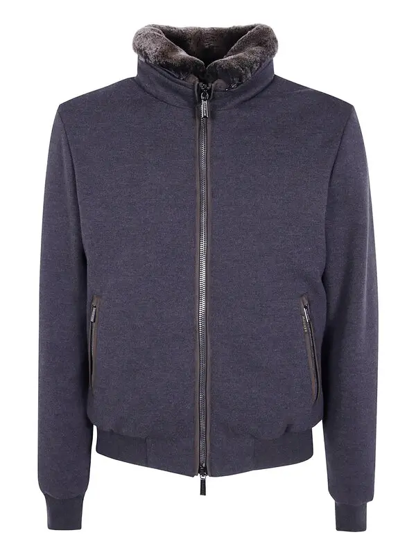 MOORER Jacket Lamb Leather "bellati - Brown