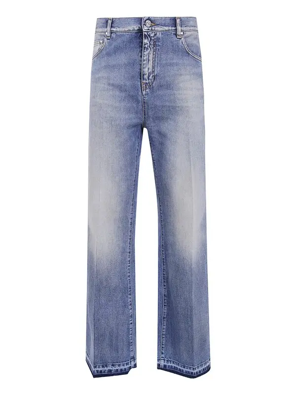Amiri Ma Fit Flared Denim Jeans - Blue