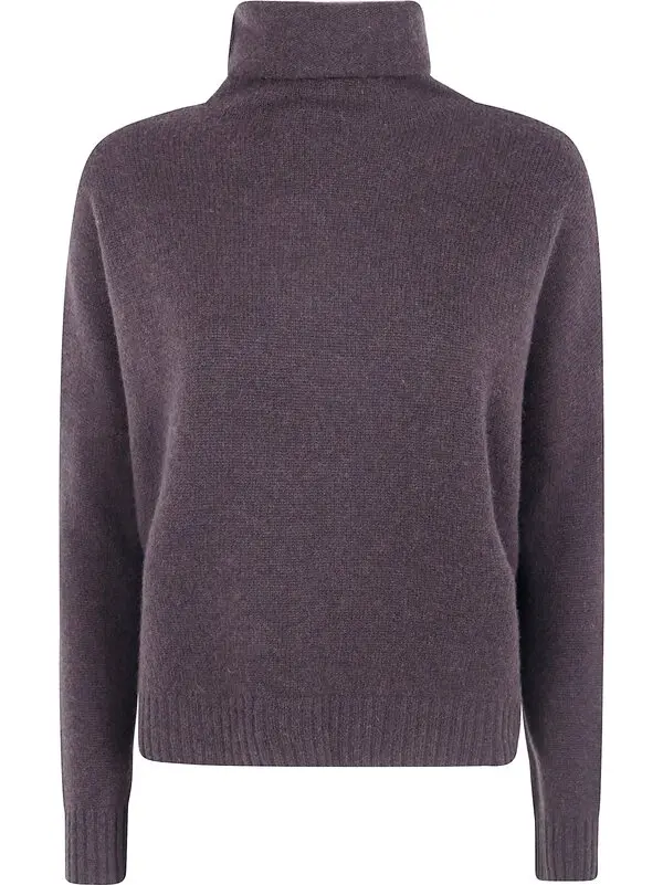 KUJTEN Cashmere Tila Turtleneck Sweater - Brown
