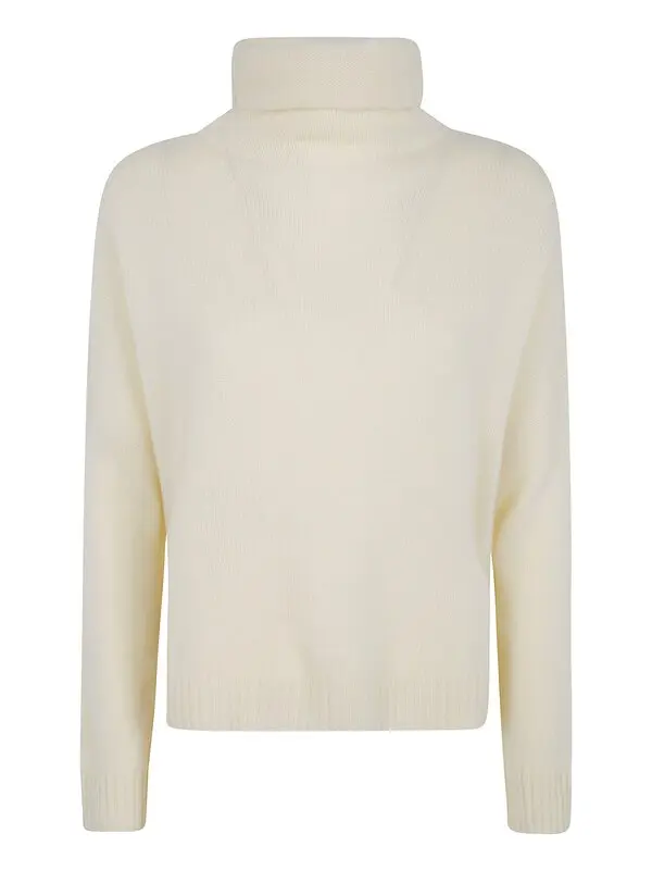 KUJTEN Cashmere Tila Turtleneck Sweater - Blue