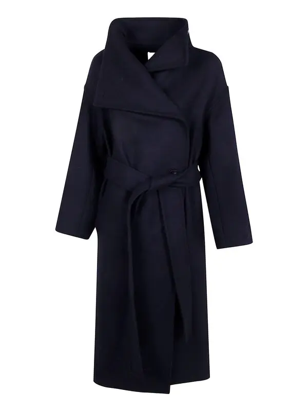 JOSEPH Wool Blend Fiore Coat - Black